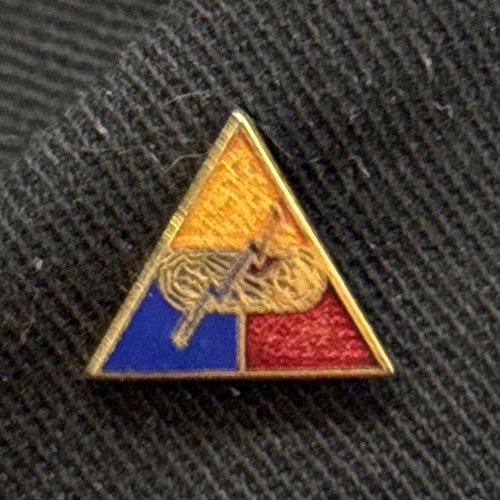 WWII Armored Division HQ Headquarters DI Unit Pin | eBay