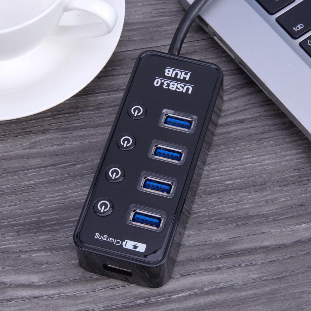 High Speed 5Gb/s USB 3.0 4 Port HUB USB Hub Splitter Adapter for PC | eBay