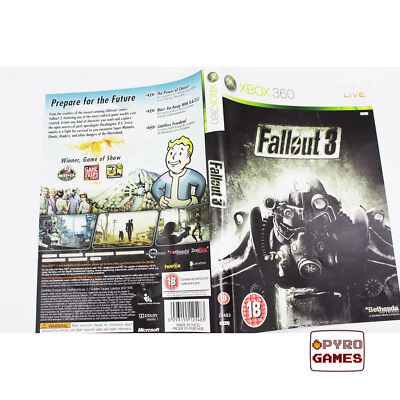 Fallout 3 - Cover/Insert (No Game) - Microsoft Xbox 360 - PAL | eBay UK