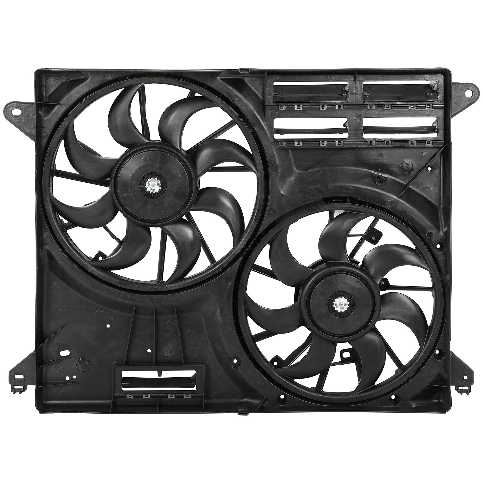 Radiator Dual Cooling Fan Assembly For 2015-2021 Ford Edge 2016-2018 ...