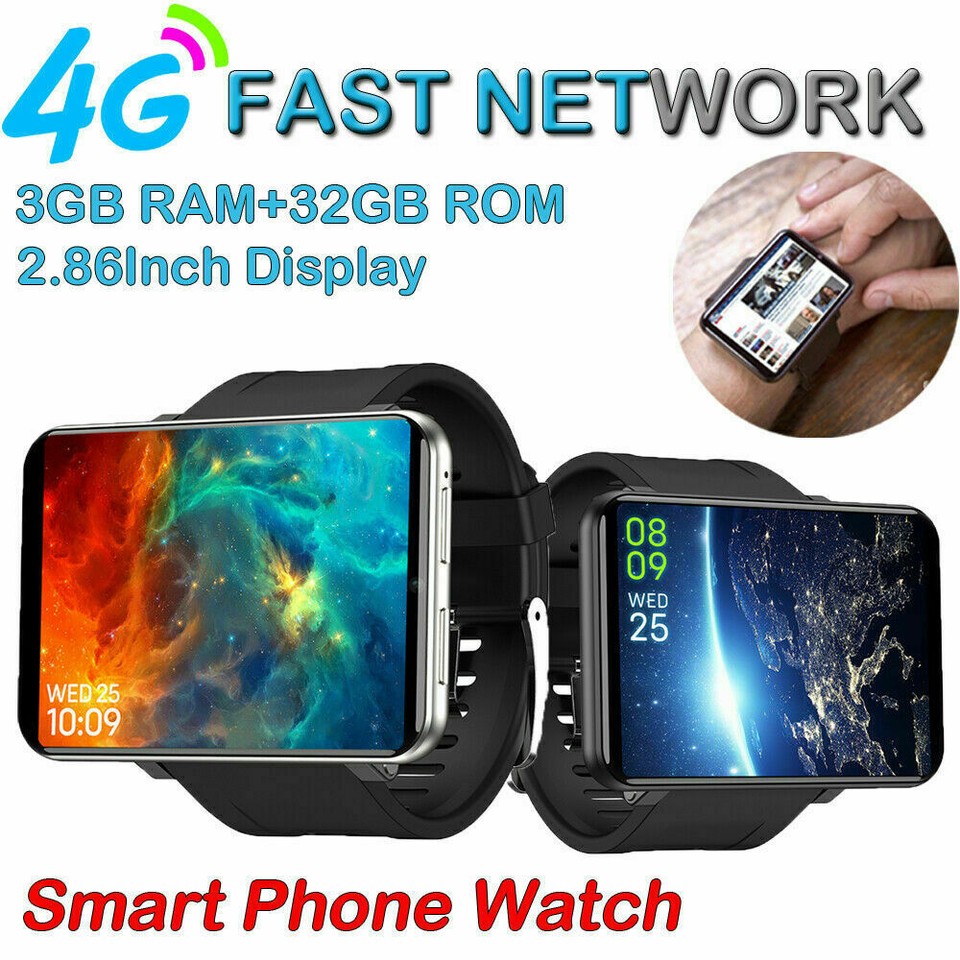 4g Smartwatch Big Android Wifi Smart Watch DM100 LEMT | eBay