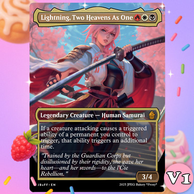 Isshin, Two Heavens As One | MTG x Final Fantasy Alt Art Card | eBay