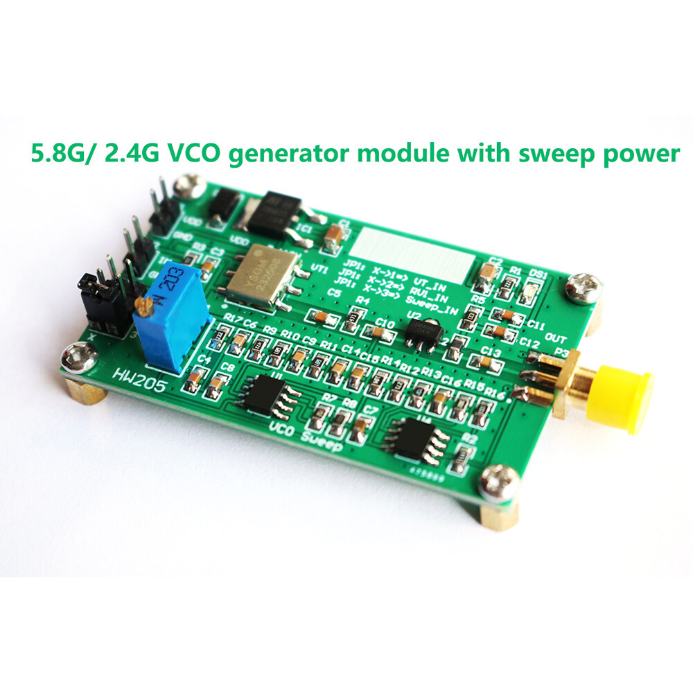 HW205 2.4G 5.8GHz VCO Generator Module With Sweep Power Generator With ...