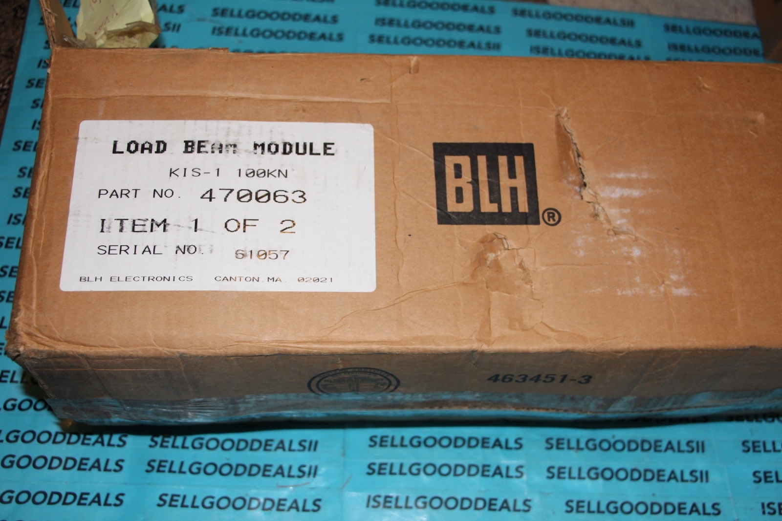 BLH Electronics KIS-1-100KN Load Cell Weigh Module KIS1100KN New | eBay