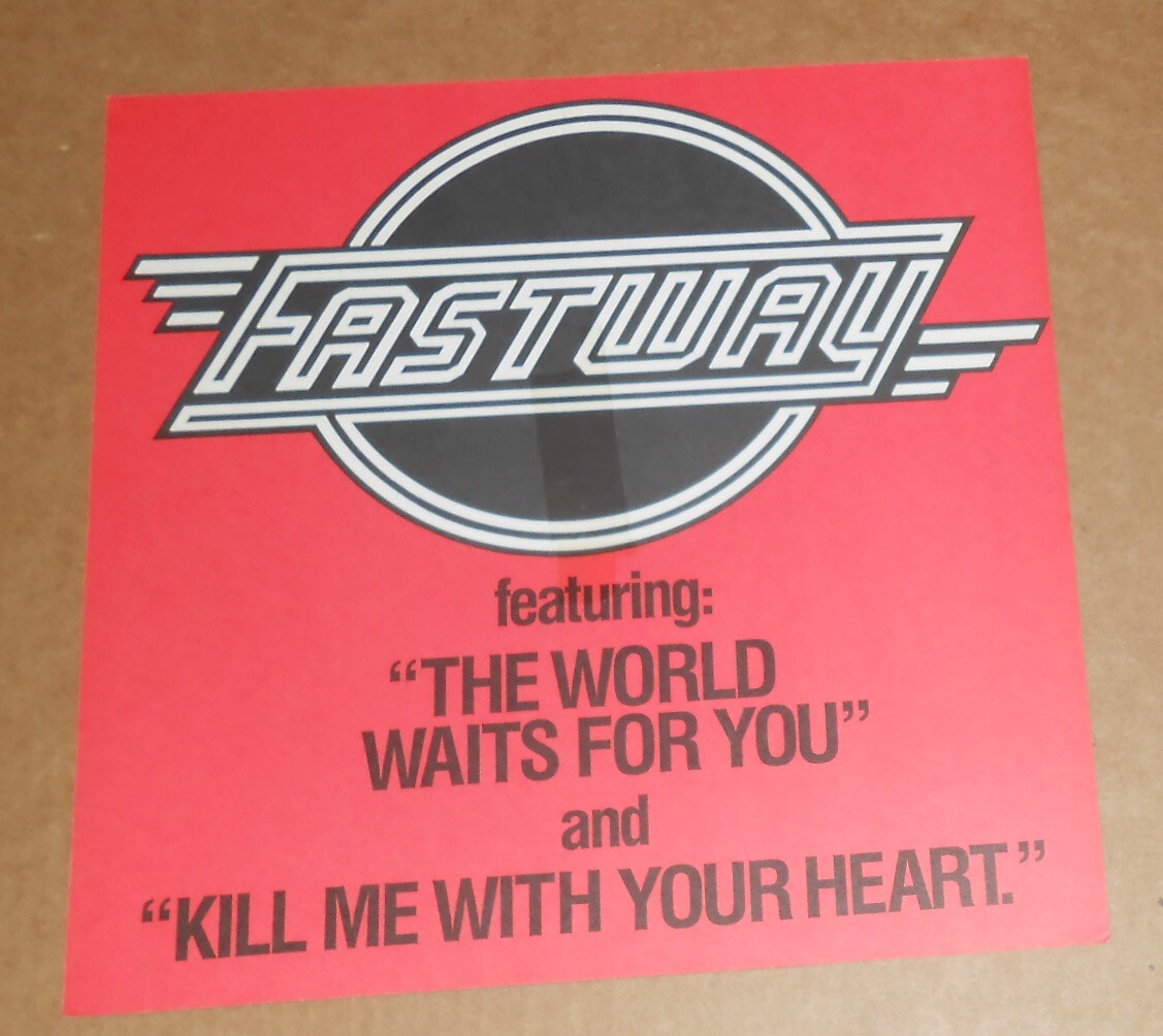 Fastway Waiting for the Roar Poster 2-Sided Flat Square Promo 12x12 ...