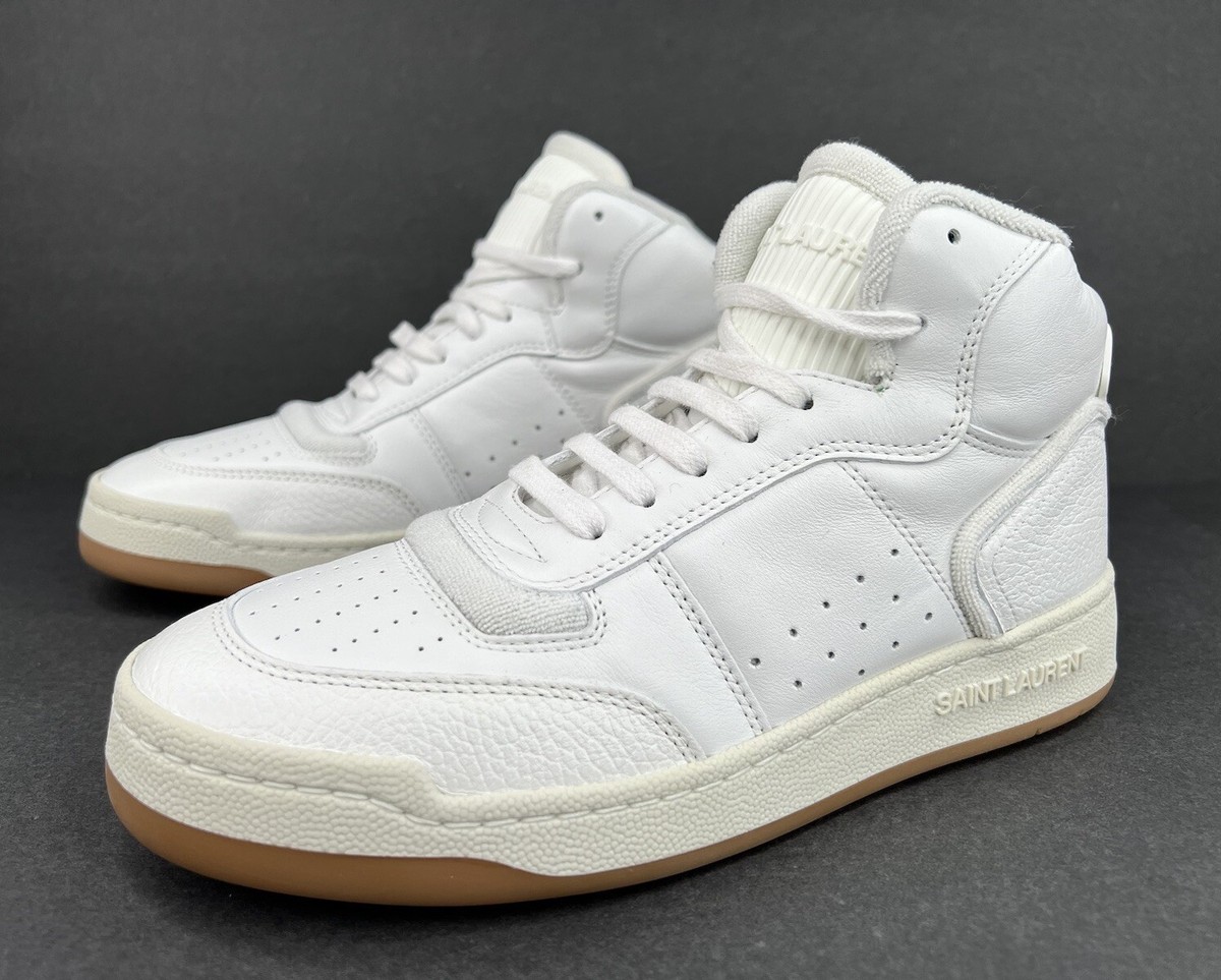 SAINT LAURENT SL 80 WOMEN SL/80 HIGH TOP LOGO YSL LEATHER SAINT LAURENT SL 80 WOMEN SL/80 HIGH TOP LOGO YSL LEATHER