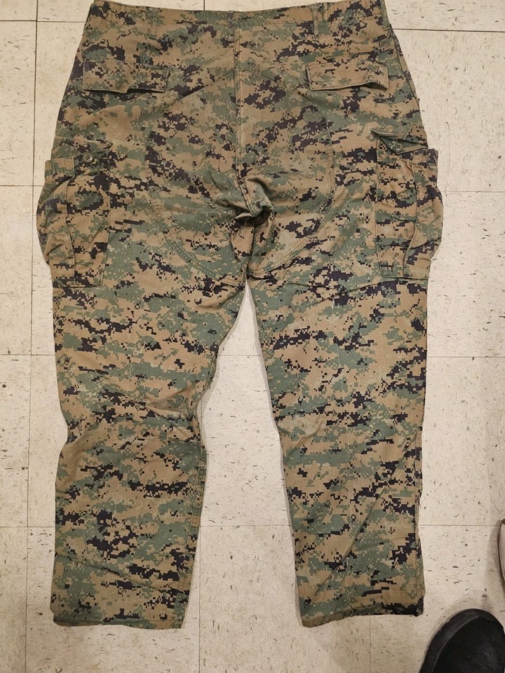 Usmc Marines Woodland MarPat Pants Mens XL Regular Camouflage Cargo ...