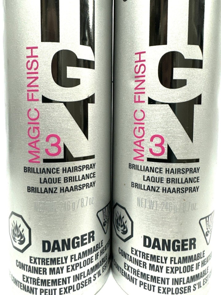 2 goldwell gloss magic finish style sign hairspray 8.7oz ea scuffed ...