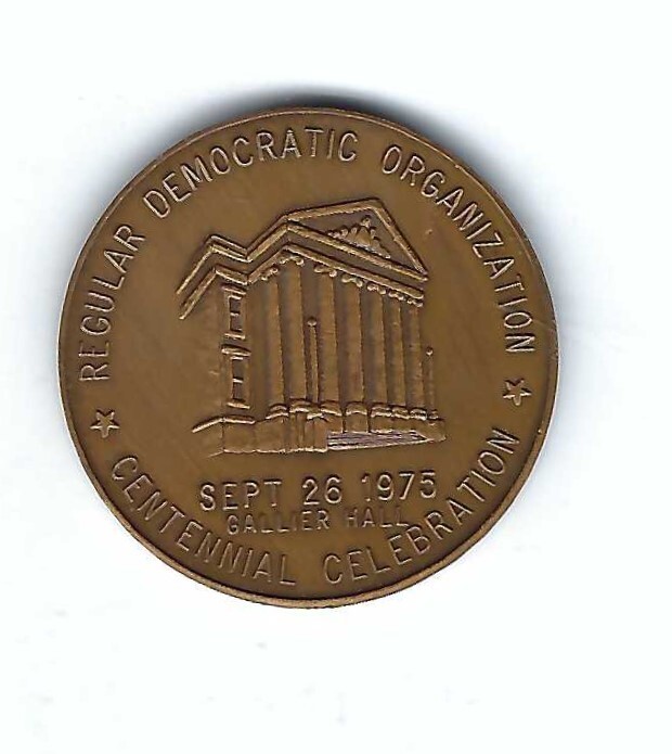 1974 CHOCTAW INDIAN CLUB LOUISIANA DEMOCRAT NEW ORLEANS BRONZE COIN ...