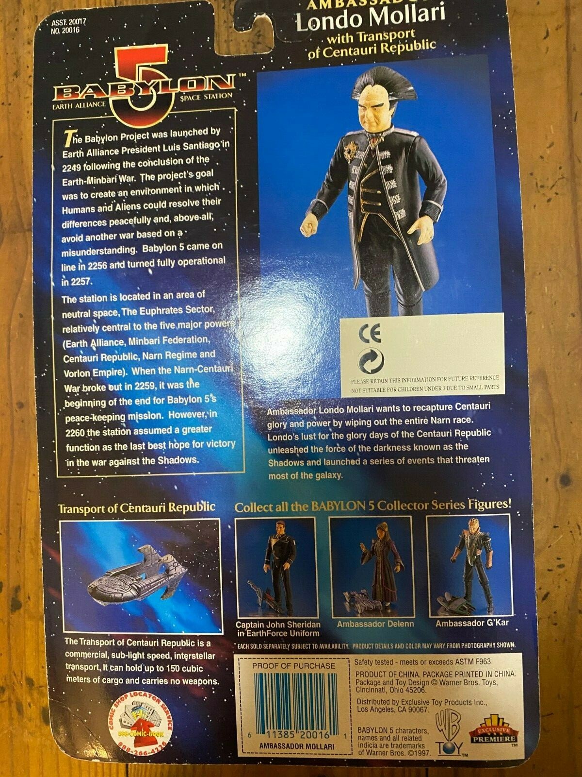 Babylon 5 B5 Ambassador Londo Mollari Transport of Centauri Republic ...