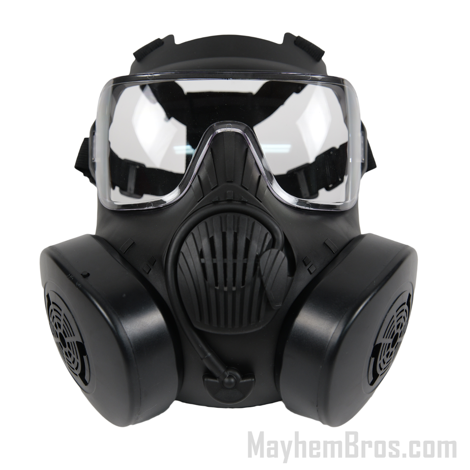 Tactical Mock M-50 Gas Mask with Cooling Fans Airsoft Cosplay Costume ...