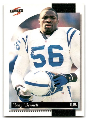 Tony Bennett 1996 Score FOOTBALL #171 Indianapolis Colts | eBay