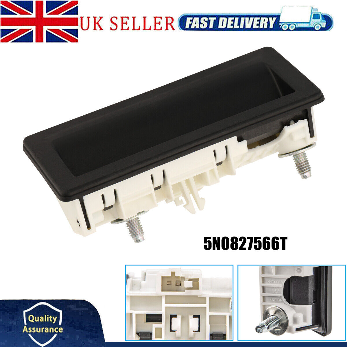 Tailgate Boot Lid Lock Release Push Button For VW Jetta Passat Tiguan ...