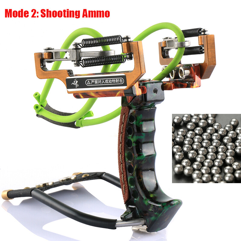 Hunting Fishing Slingshot High Velocity Catapult with Arrow Rest +2X ...