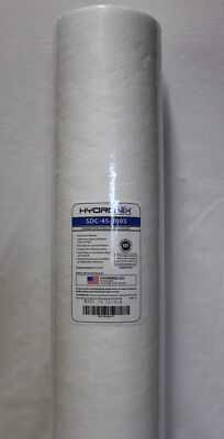 Hydronix 5 Micron SDC-45-2005 Whole House 20 x 4.5 PolySpun Sediment ...