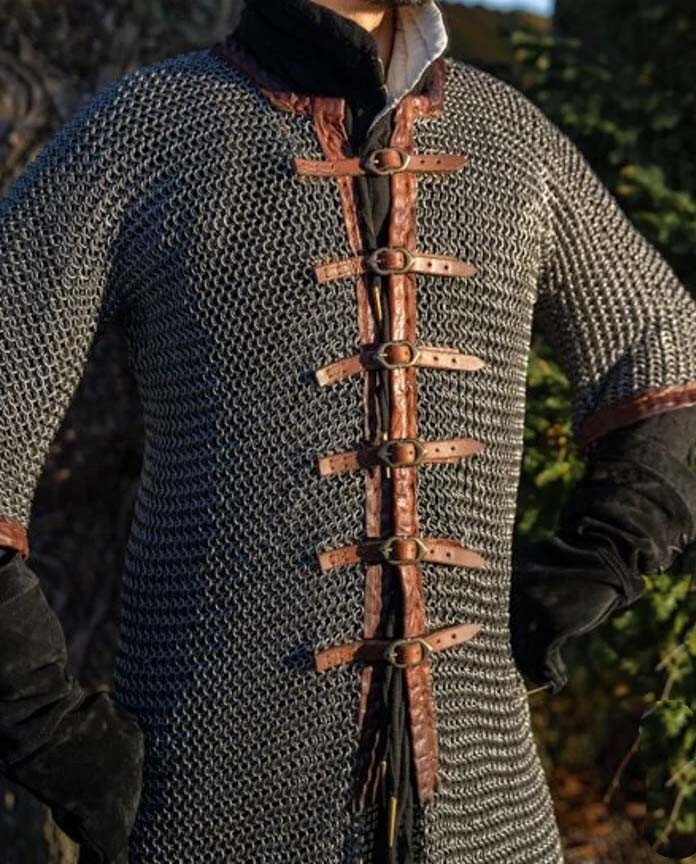 Aluminum Chainmail Coif Chain Mail Medieval Reenacment Armor Costume | eBay