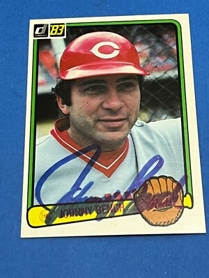 Johnny Bench Signed 1983 Donruss - Reds HOF - Autographed Auto Signed ...