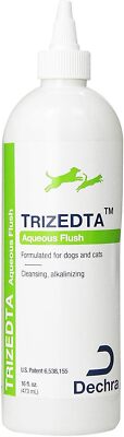 TrizEDTA Aqueous Flush for Cats, Dogs & Horses | Dechra | 4 oz | 12/25 ...