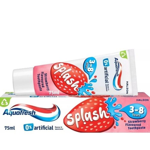 AQUAFRESH SPLASH TOOTHPASTE STRAWBERRY 3-8 YEARS | eBay