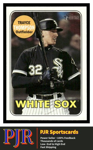 2018 Topps Heritage #530 Trayce Thompson Chicago White Sox EXTRA 35% ...