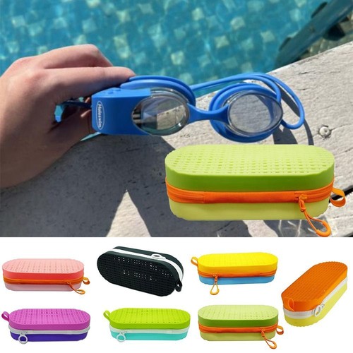Soft Swimming Goggles Storage Box Breathable Reading Eyewear Case ...
