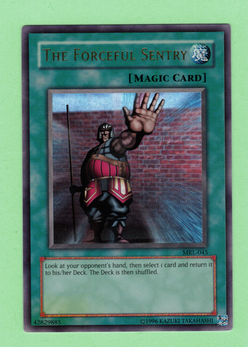YUGIOH - THE FORCEFUL SENTRY *ULTRA RARE* MRL-045 (208) | eBay
