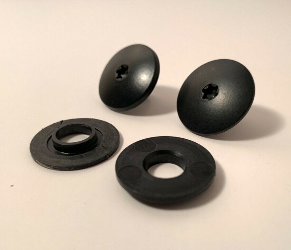 2 Bolts 2 Bushings Rear Window Lift Gate Glass Hinges 02-05 Explorer ...