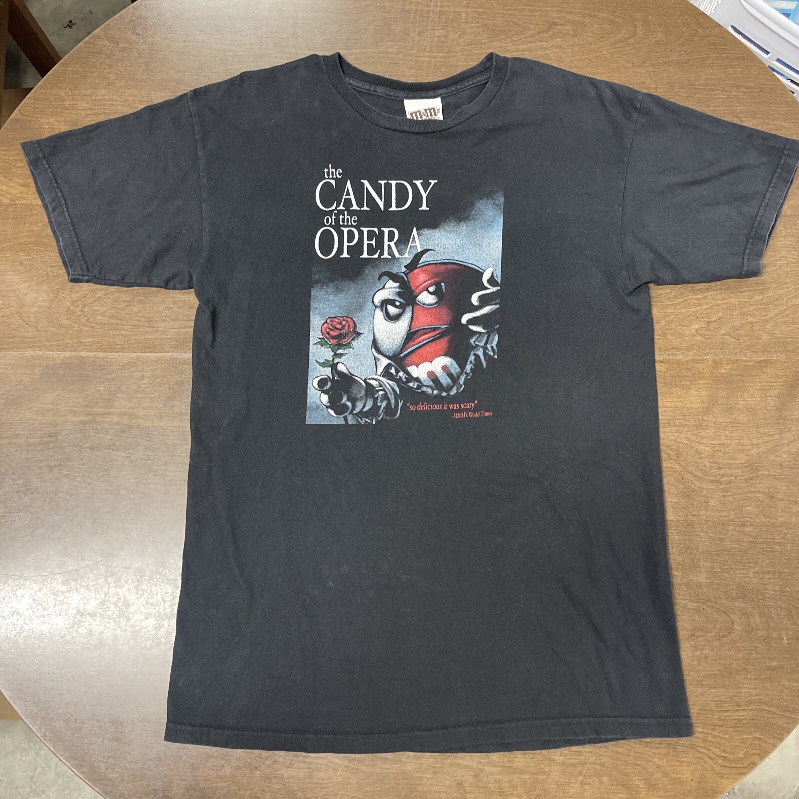 Vintage M&Ms Candy of the Opera Parody Tee Size M Nic… - Gem