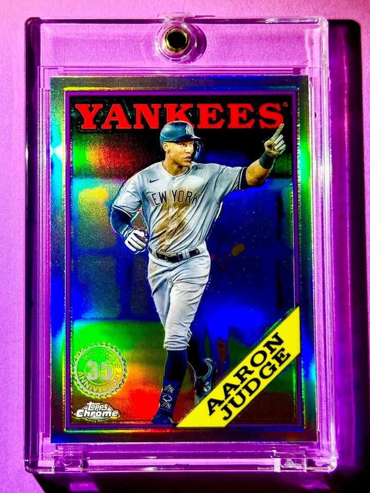 Aaron Judge MINT SILVER REFRACTOR TOPPS CHROME ANNIVERSARY SP EDITION ...