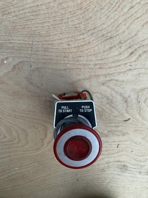Square D 9001KM1 Red Illuminated Push Button | eBay