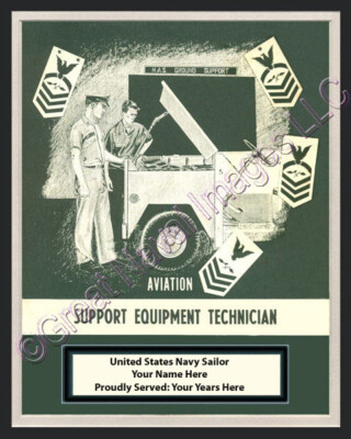 AVIATION SUPPORT EQUIPMENT TECHNICIAN Rate Print 1 Personalized on ...