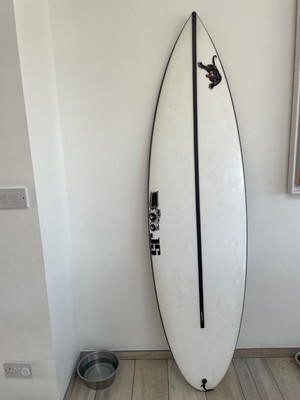 Surfboard JS Industries Monsta Box Hyfi 6'6" White 5 Fin | eBay UK