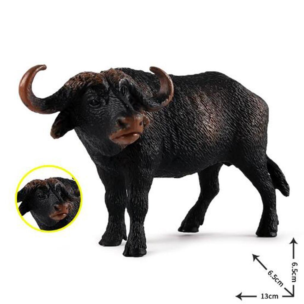 Buffalo Model, Figures, Miniature Hand Painted Figurines, | eBay