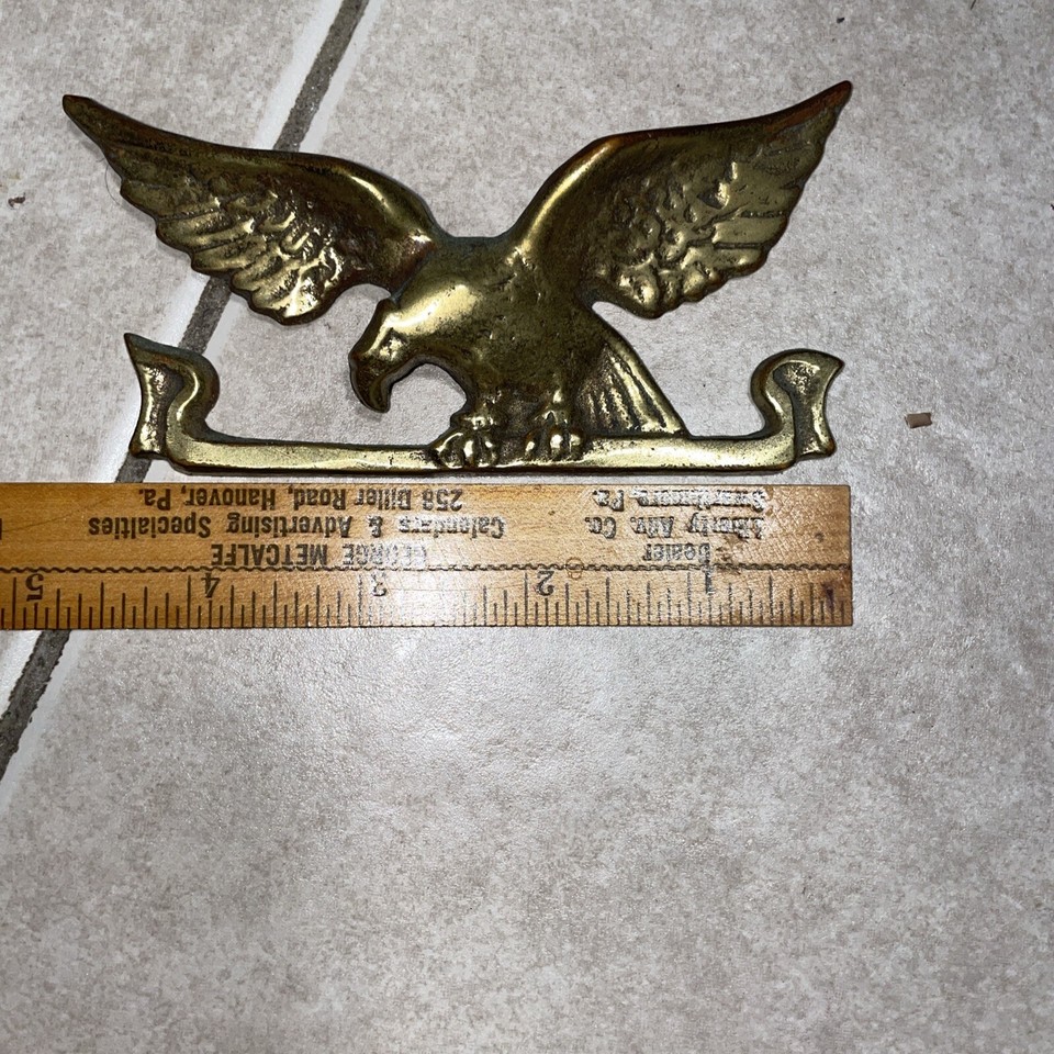Vintage Brass American Eagle plate Wall Decor | eBay