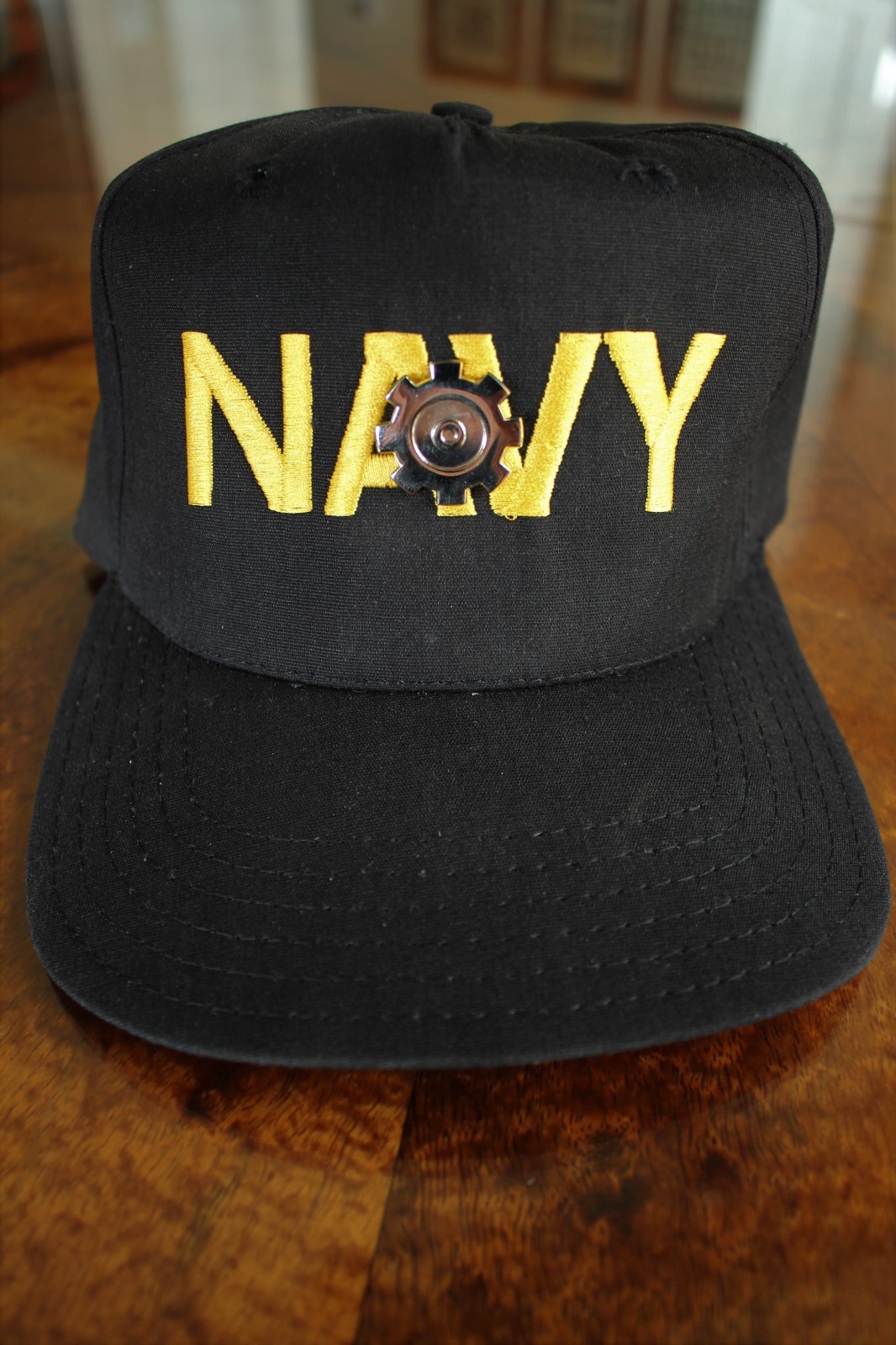 USN US NAVY ENG & HULL CREW'S EN ENGINEMAN UTILITY BALL CAP W/ BADGE | eBay