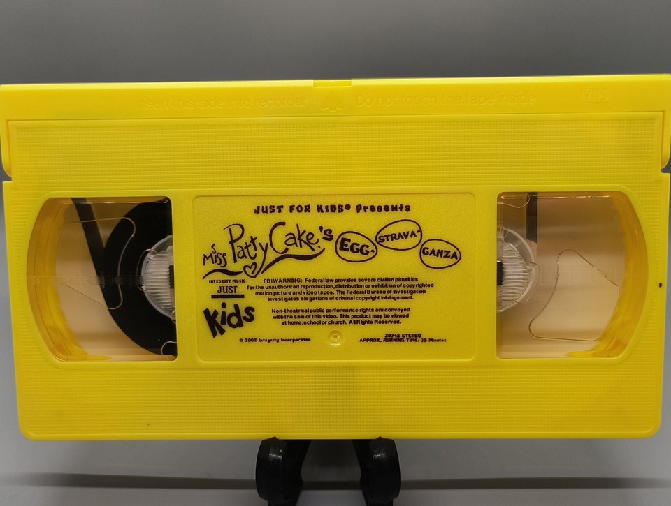 VHS Miss Patty Cake's Egg-Strava-Ganza Integrity Music Just For Kids ...