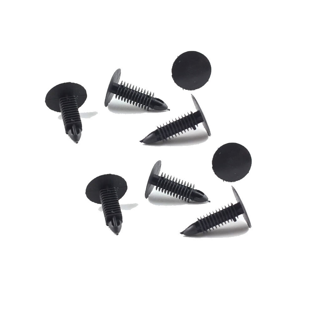 40x 5mm - 8mm Bumper Clips Car Hole Plastic Rivets Fastener Fender Push ...
