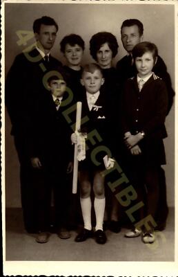 Vintage Found Portrait Photograph Family Celebration in Classic ...
