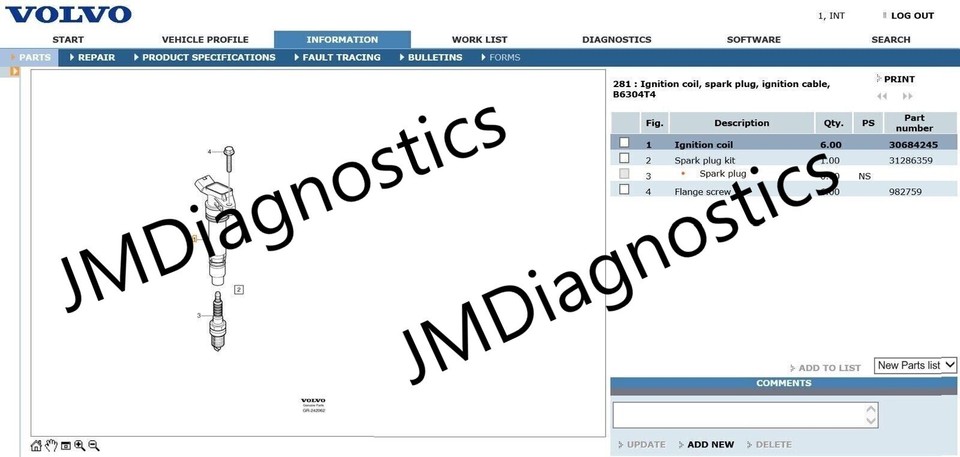 Compatible Volvo Diagnostics VIDA/VDASH DICE OBD2 Interface- Plug ...