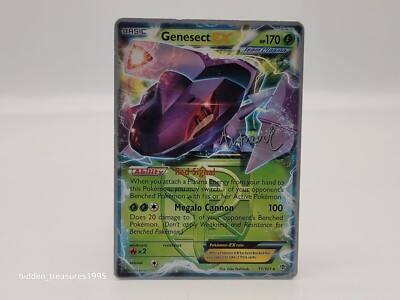 Genesect EX 11/101 Pokemon TCG Team Plasma 2013 Ultra Rare Card LP | eBay