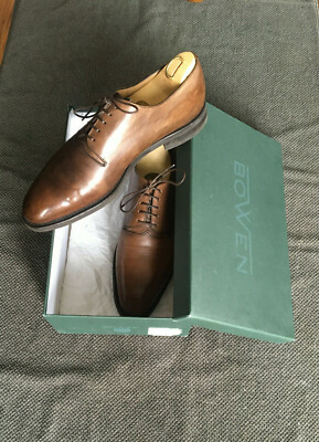 BOWEN Wholecut Debies Shoes | Made in England | Mocha Brown RRP 350USD ...