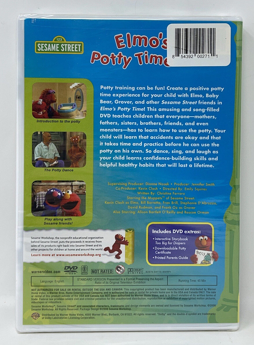 Sesame Street: Elmo's Potty Time DVD - | Grelly USA