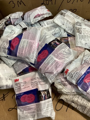 Box Of 15 Packs 30 Filters 3M 2097 / 07184 P100 Particulate Filter ...