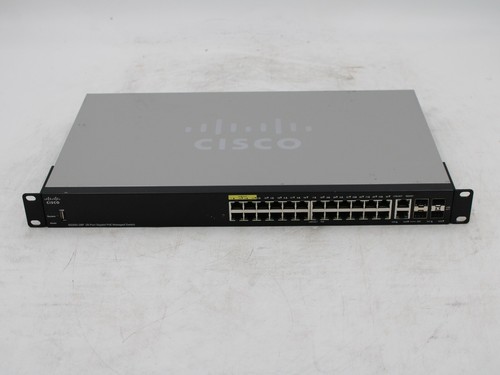 Cisco SG350-28P 28-Port PoE Rack Mountable Gigabit Managed Network ...