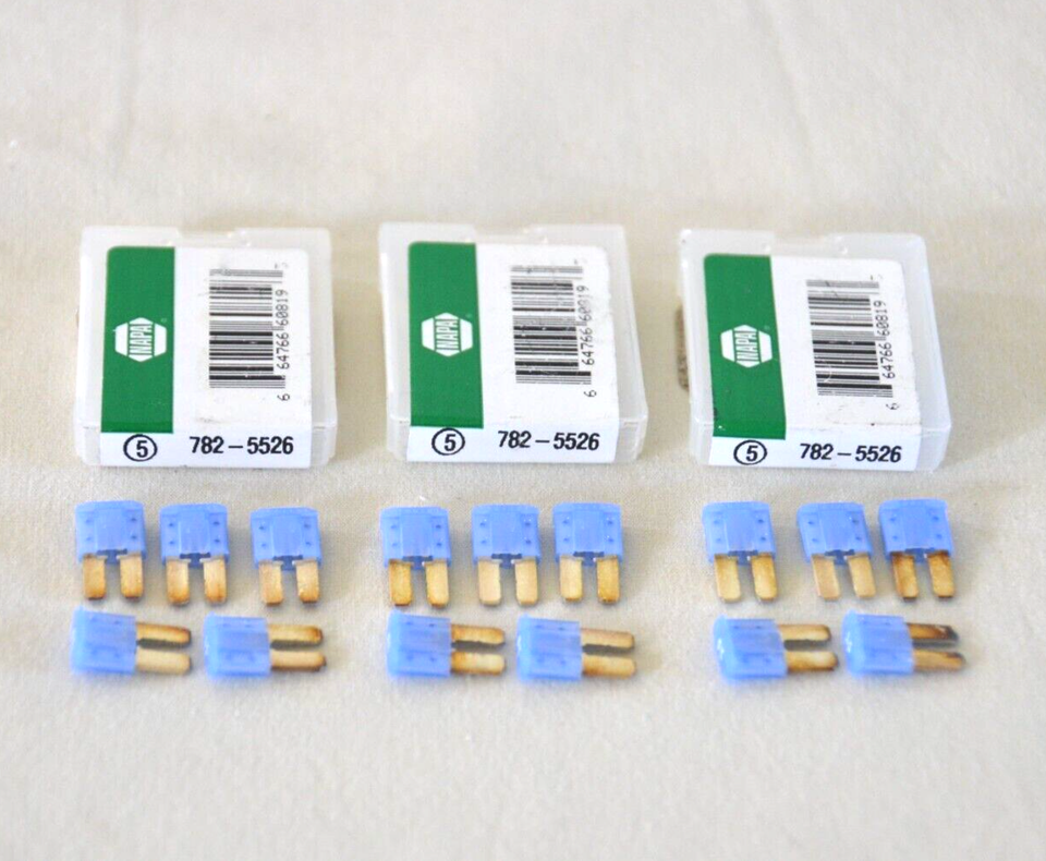 Napa 782-5526 Automotive Fuse Lot of 3 Boxes (15 Fuses) | eBay