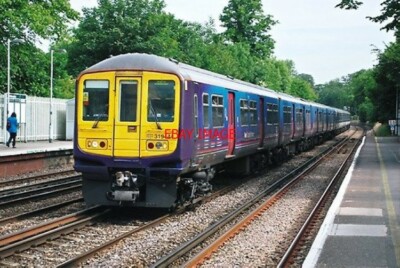 PHOTO CLASS 3194-CAR EMU NO 319 444 SPEEDING THROUGH SYDENHAM ON A ...
