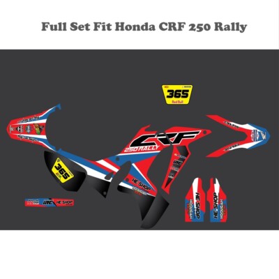 Honda CRF 250 Rally Full Set Fit For Sticker Vinyl Graphics Decals ...