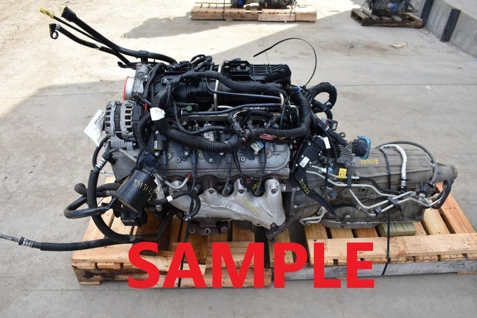 2018 SILVERADO 6.0 L96 VORTEC ENGINE & 2WD 6L90 TRANSMISSION LIFTOUT ...