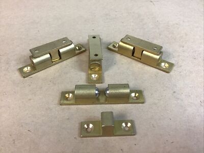 (4) Brass Cupboard Drawer Cabinet Double Ball Catch Door 2-3/4” Long ...