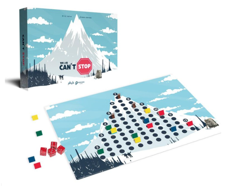 Can't Stop Board Game 2nd Edition Dice Arithmetic Number Strategy Game ...
